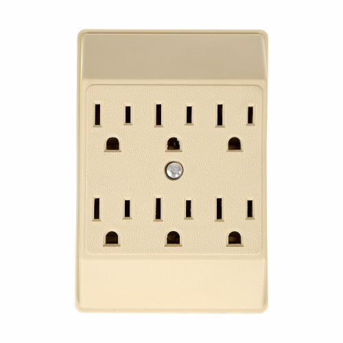 Eaton Cooper Wiring Six Outlet Tap 15A, 125V Ivory - Waycross, GA ...