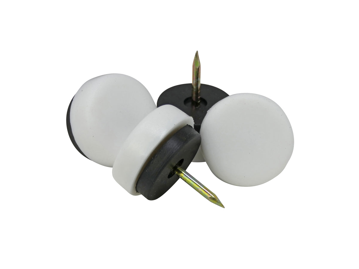 Shepherd Hardware 7/8-Inch Nail On Cushioned Furniture Glides, Plastic ...