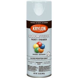 COLORmaxx Spray Paint + Primer, Gloss Classic Gray, 12-oz. - Waycross ...